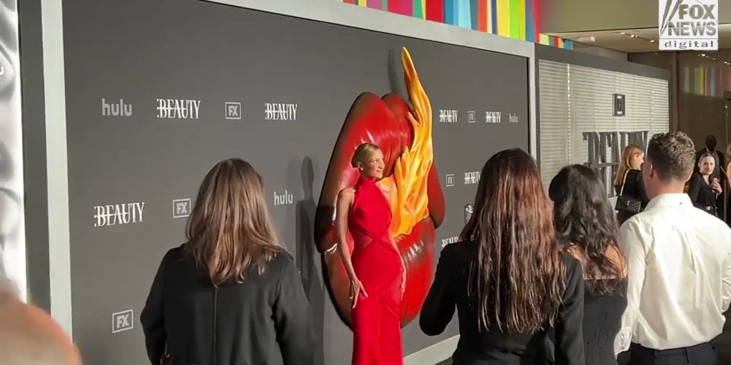 Bella Hadid turns heads in daring red sheer gown at FX’s ‘The Beauty ...