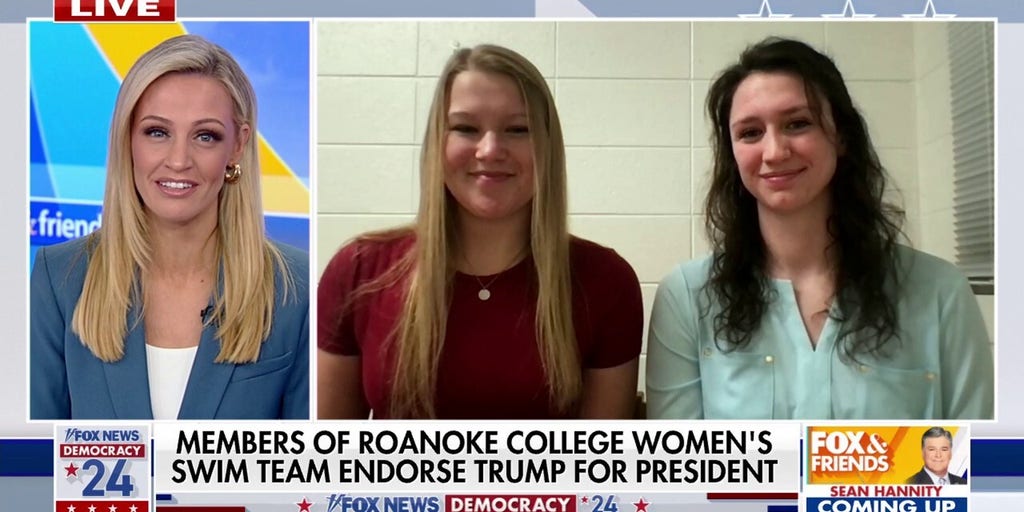 Female college athletes endorse Trump over transgender sports issue ...