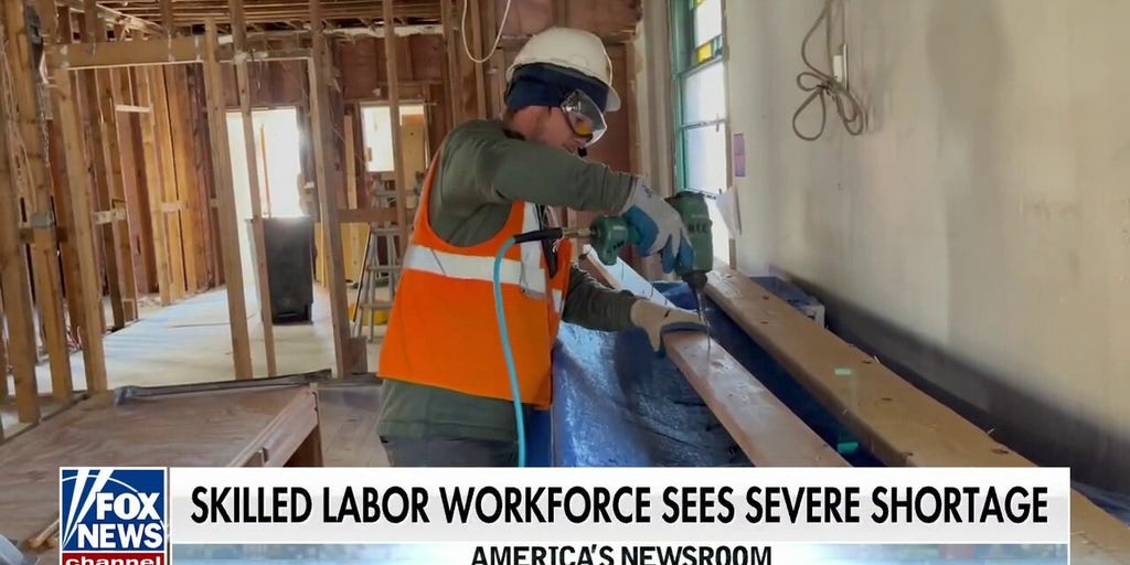 Skilled labor workforce sees severe shortage | Fox News Video