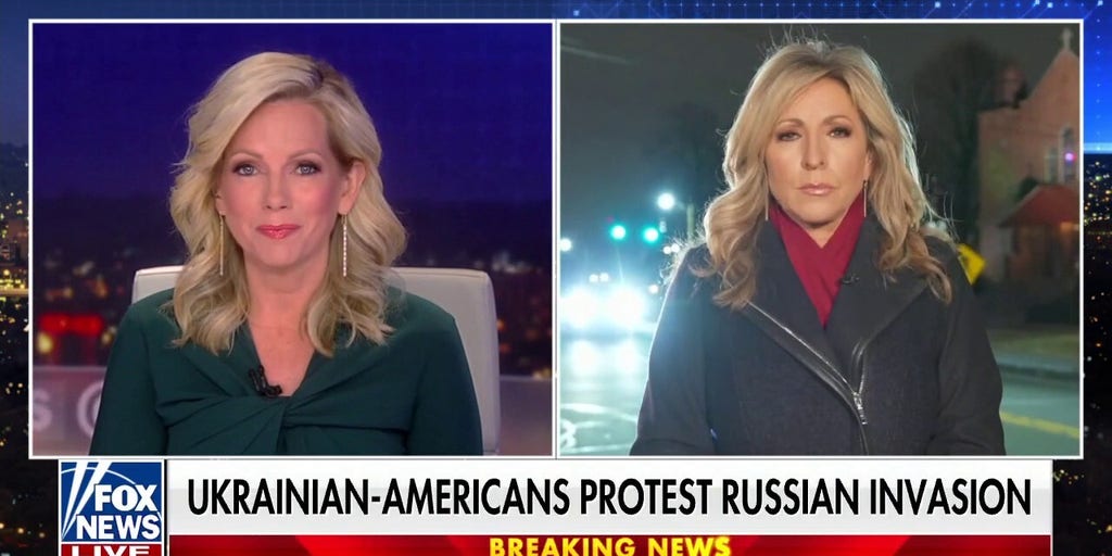 Laura Ingle reports on protests to support Ukraine | Fox News Video