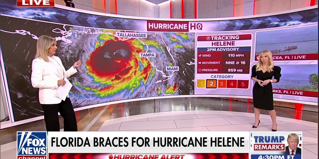 Hurricane Helene marches its way towards big bend region as Florida ...