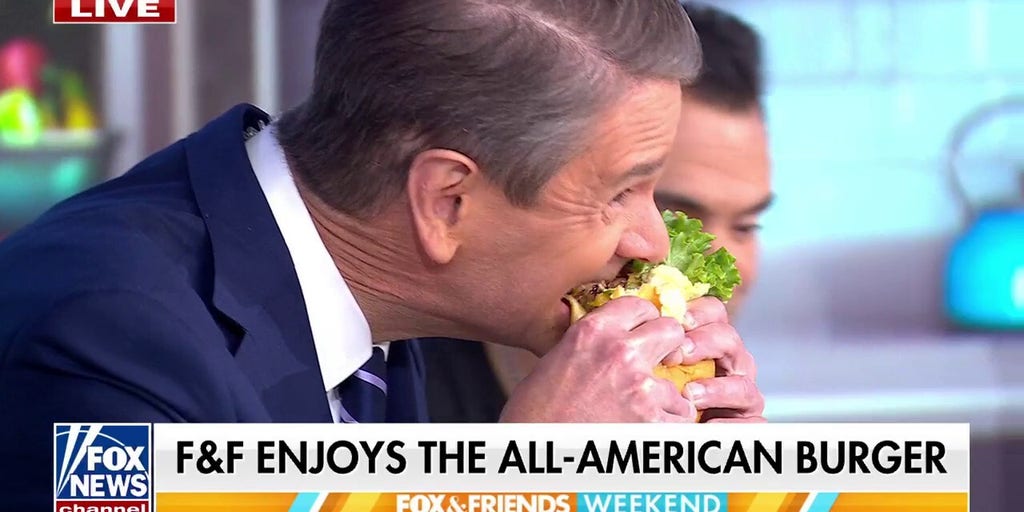 Griff Jenkins joins Fox & Friends Weekend with an all-American Burger ...