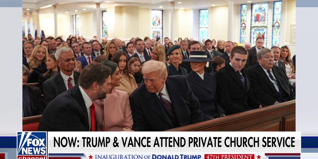New images emerge from Trump's church service before inauguration | Fox ...