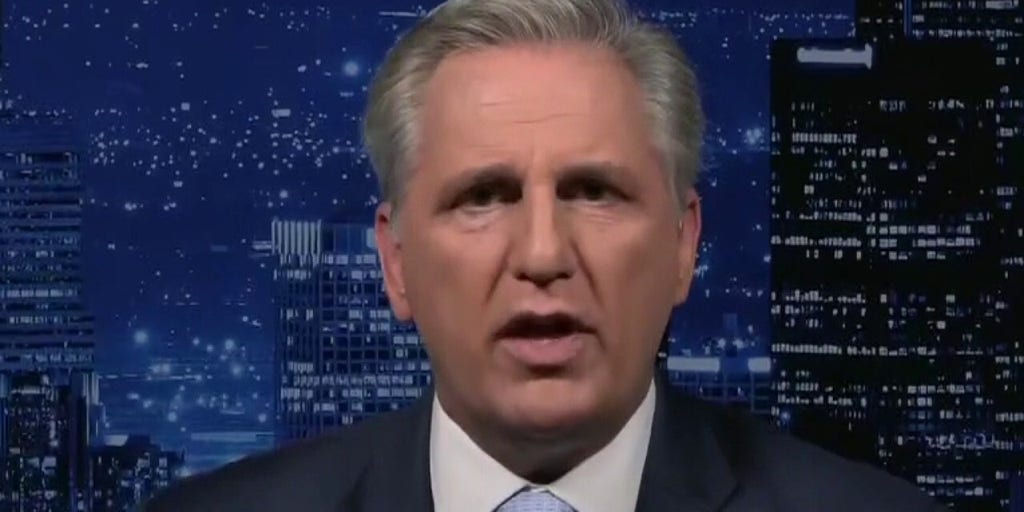 Rep Mccarthy Analyzes First Week Of Biden Administration Fox News Video