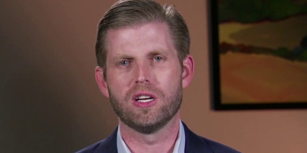 Eric Trump: Big Tech's control of speech is now the top issue | Fox ...