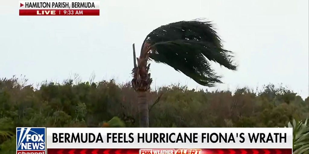 Hurricane Fiona hits Bermuda with heavy rain, wind gusts up to 94mph ...