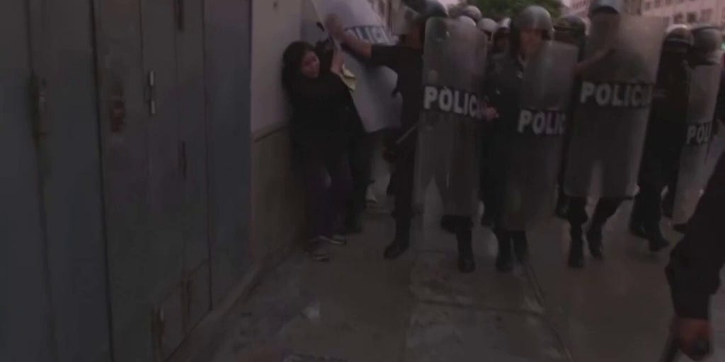 Supporters of ousted Peruvian president clash with police. | Fox News Video