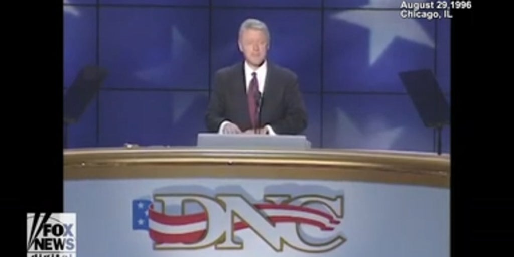 Bill Clinton Democratic National Convention acceptance speech 1996 ...