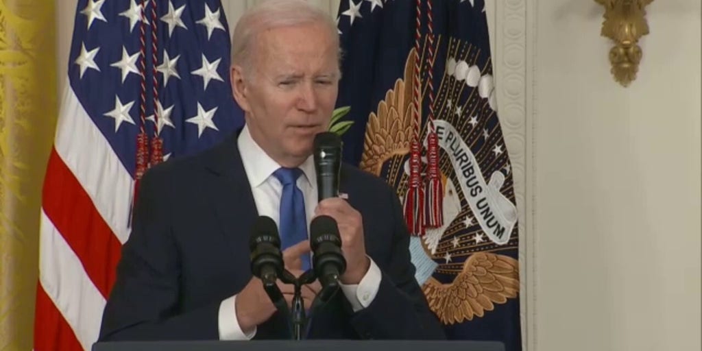 President Biden mixes his words up on women in his cabinet | Fox News Video