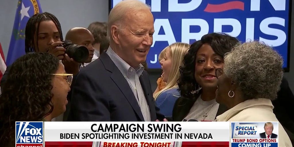 Biden attempts to improve poll numbers in swing states | Fox News Video