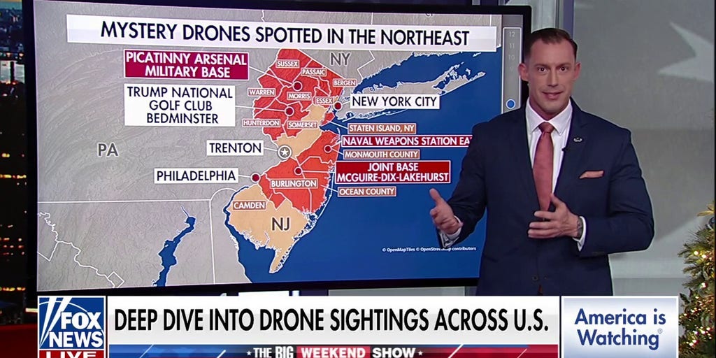 Joey Jones takes a deep dive into drone sightings | Fox News Video