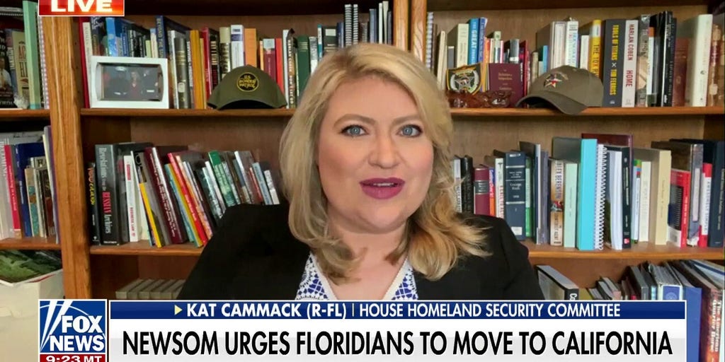 Rep. Cammack on Gov. Newsom's Florida attack ad: It's no wonder people ...