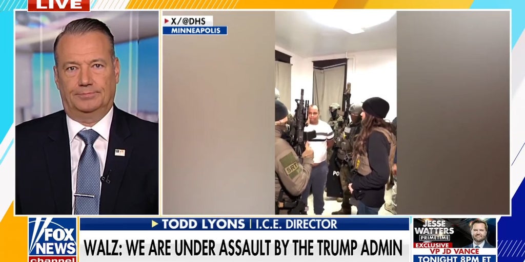ICE director fires back after Walz calls Minnesota fraud crackdown ...