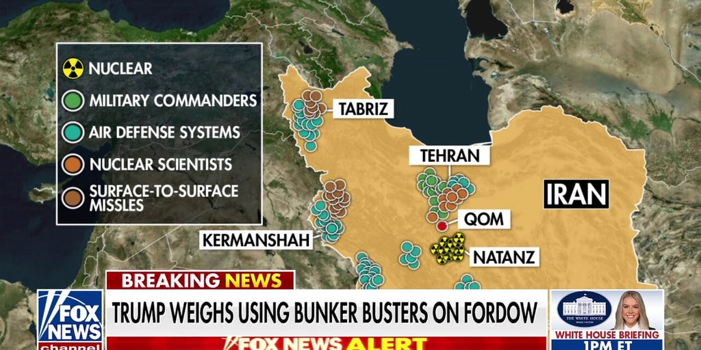 Trump assessing bunker-buster bombs to destroy Iranian nuclear sites ...