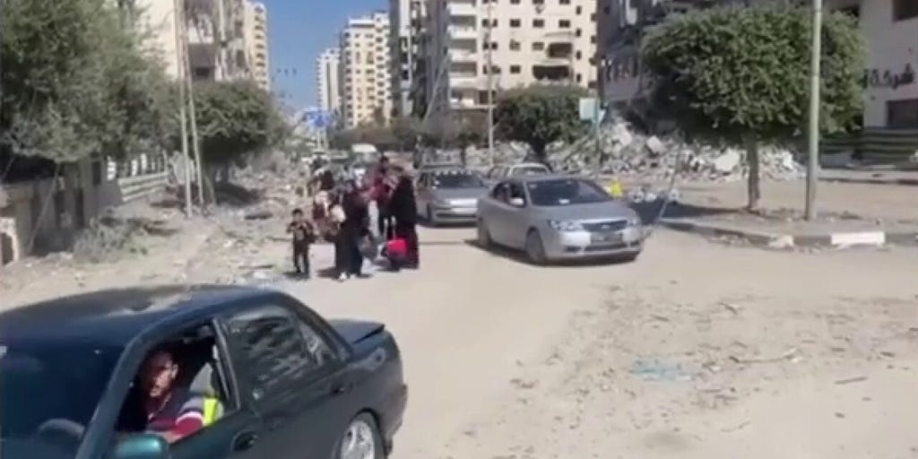 Israel-Hamas war: The exodus is underway inside the Gaza Strip | Fox ...