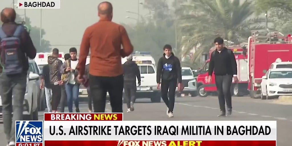 US airstrike targets Iraqi militia in Baghdad | Fox News Video