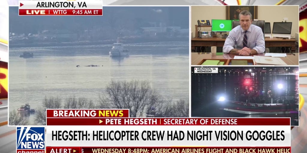 Investigation underway on Black Hawk flight path, DOD says | Fox News Video
