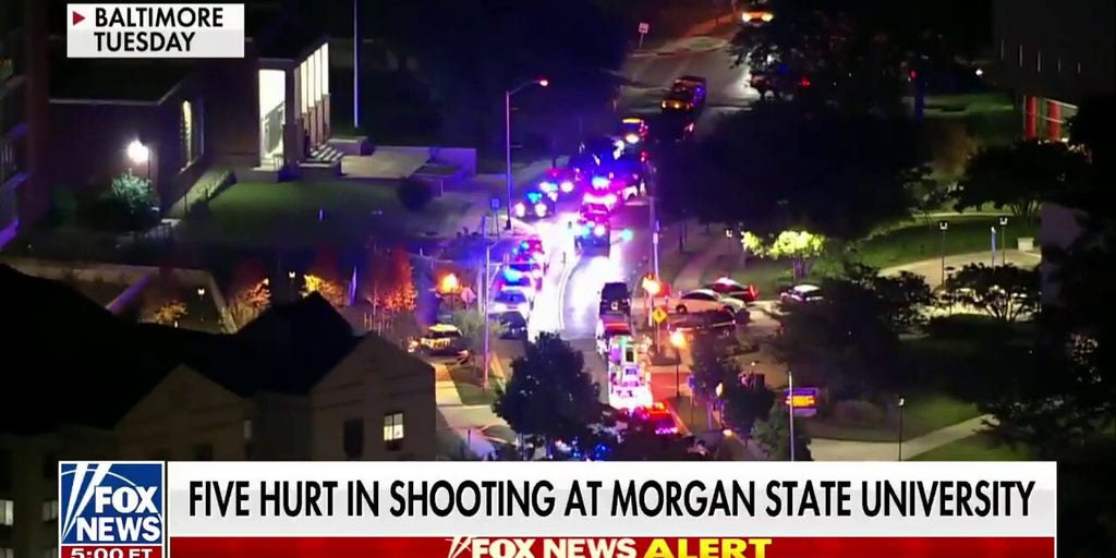Morgan State University shooting leaves 5 injured, suspect at large ...