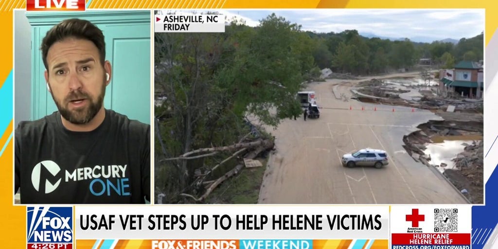 USAF veteran uses private helicopters to help Hurricane Helene victims ...
