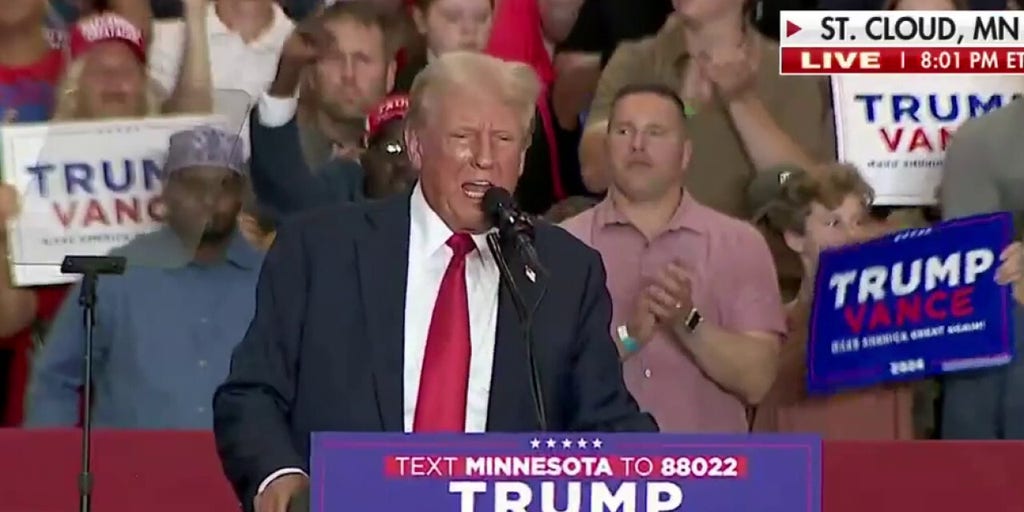 Trump at Minnesota rally: I sent in National Guard while Kamala Harris ...