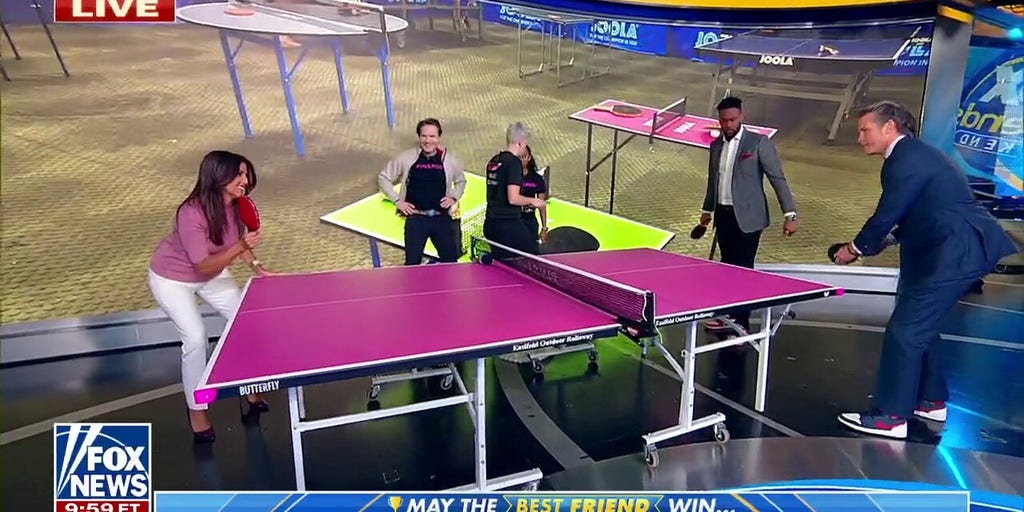 ‘Fox & Friends Weekend’ hosts play ping pong | Fox News Video