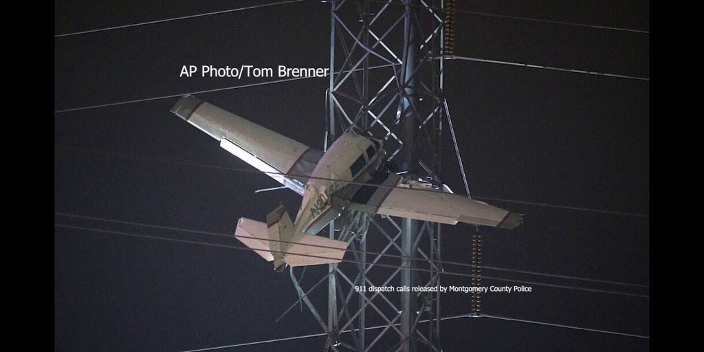 Pilot's 911 calls in Maryland plane crash released | Fox News Video