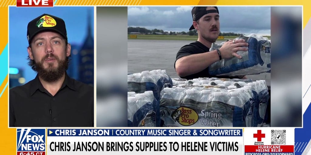 Country star Chris Janson stepping in to help Hurricane Helene victims ...