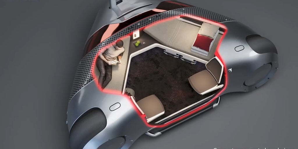 The Sleep Pod is an autonomous vehicle that's part car, part hotel room ...