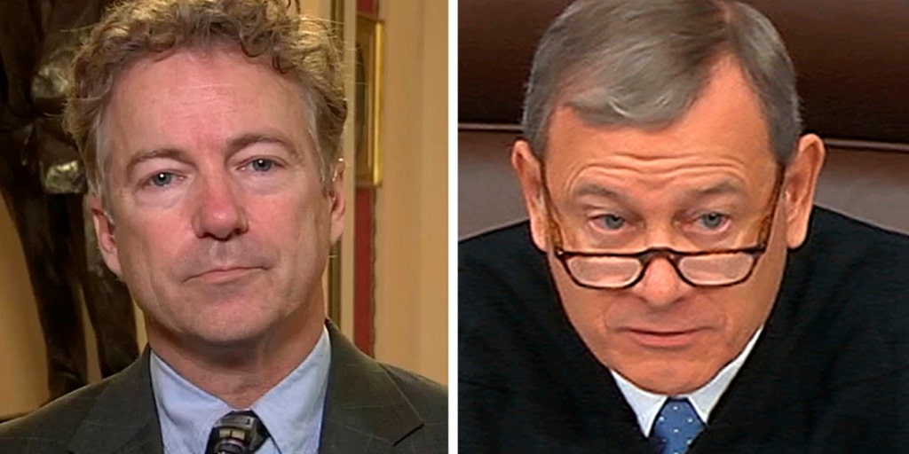 Sen Paul On Chief Justice Roberts Refusing His Question During Trial