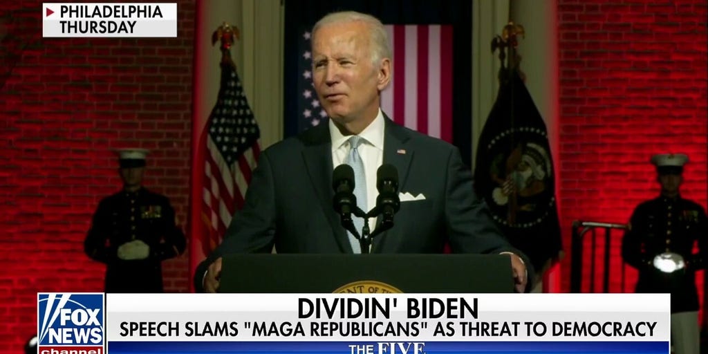 'The Five' break down Biden's polarizing speech attacking 'MAGA ...