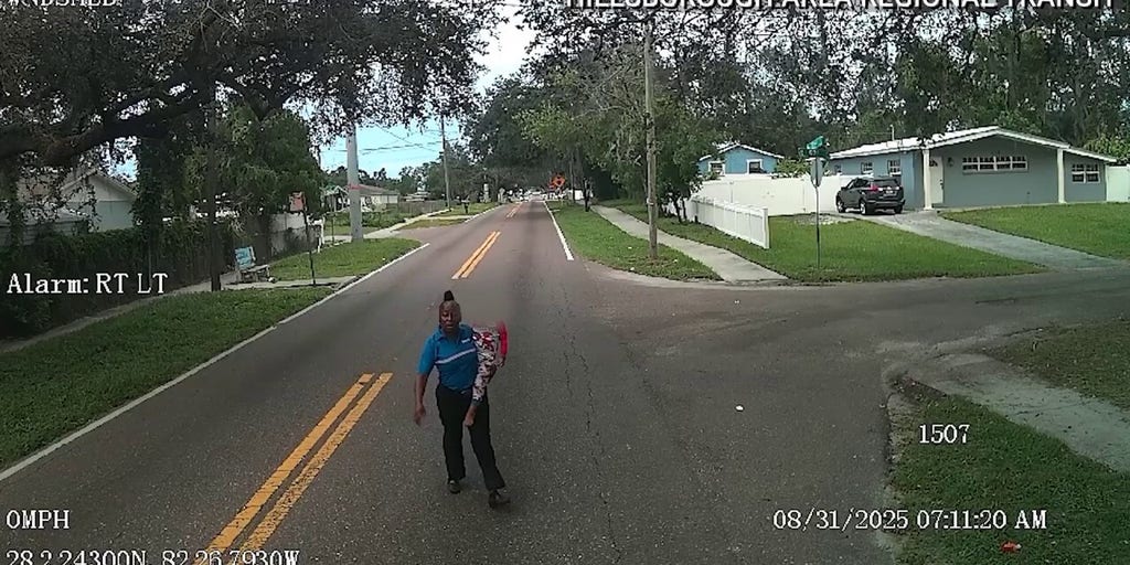 Hero bus driver saves young boy wandering alone on a Florida street ...