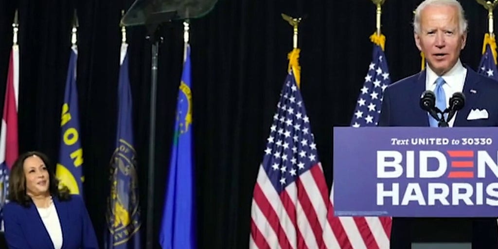 Biden and Harris make debut as running mates | Fox News Video