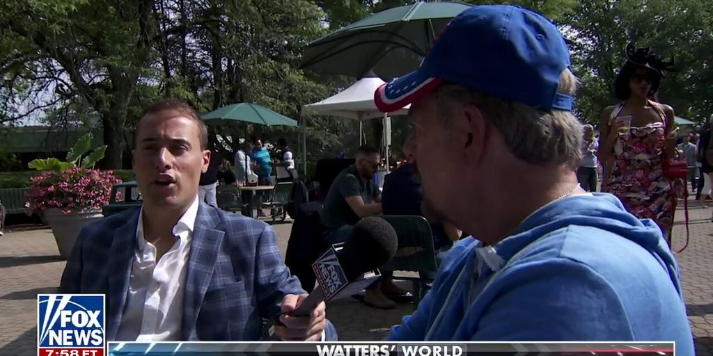'Jesse Watters Primetime' visits Belmont Stakes | Fox News Video