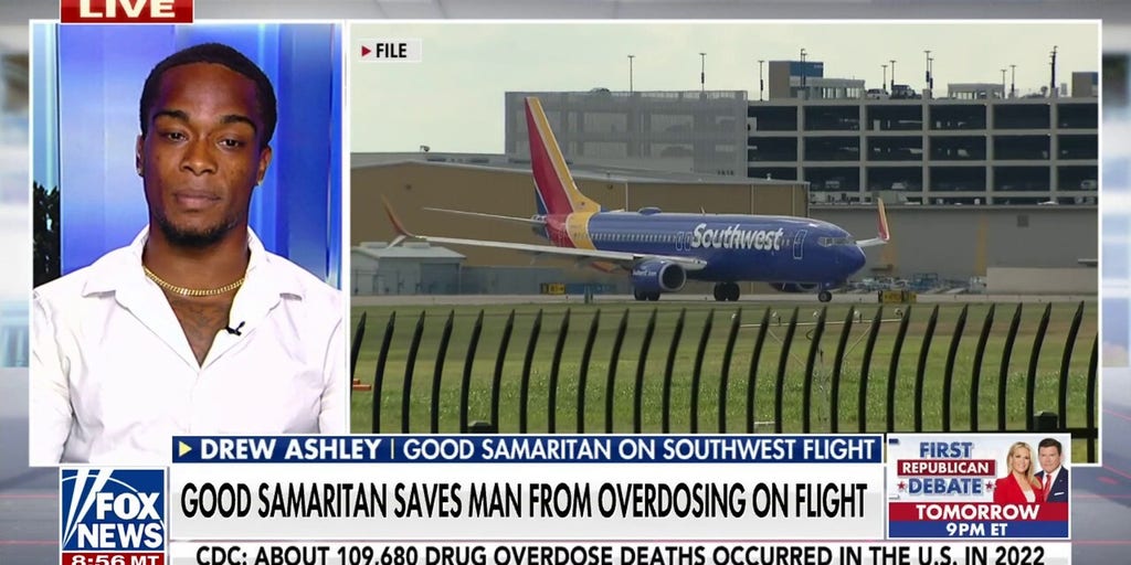 Good Samaritan saves man from overdosing on a flight | Fox News Video
