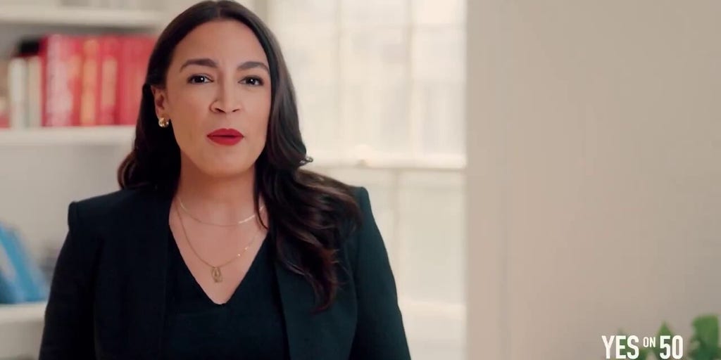 AOC teams up with Newsom for California redistricting ad | Fox News Video