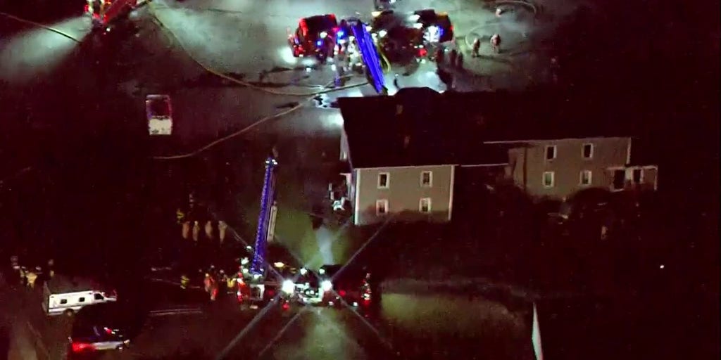 Aerial footage captures aftermath of plane crash into New Hampshire ...