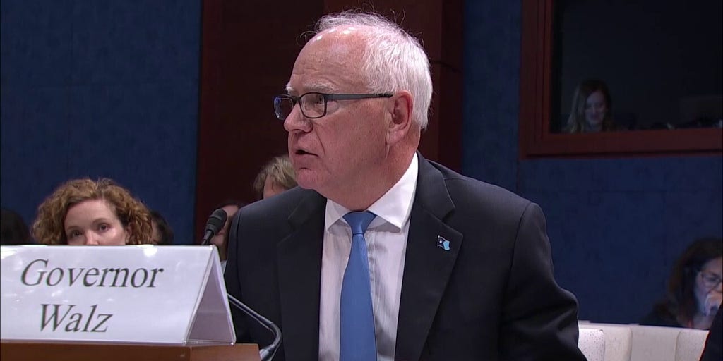 Gov Tim Walz blasted by GOP Rep when asked 'What is a woman?' | Fox ...