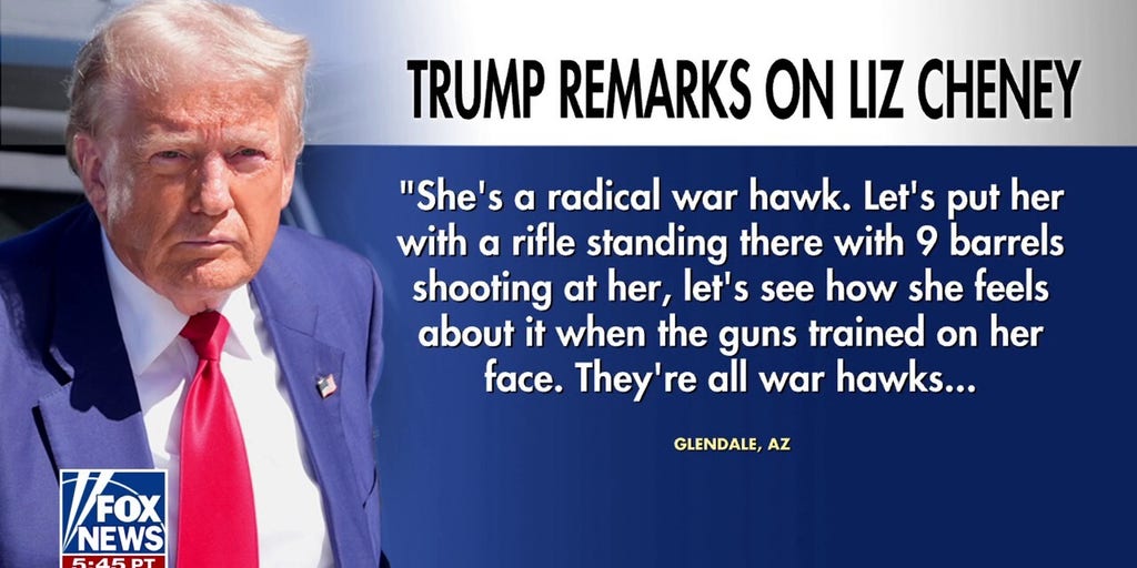 Trump goes after 'radical war hawk' Liz Cheney | Fox News Video