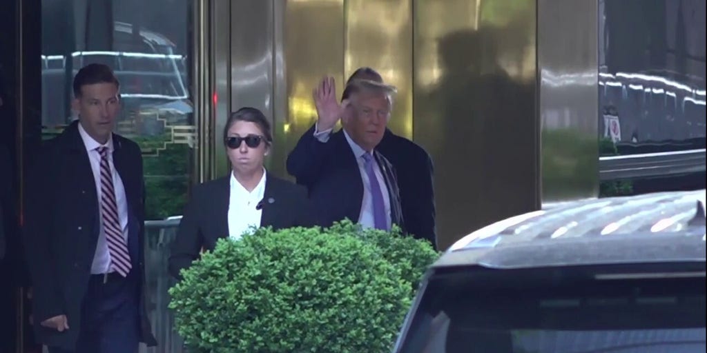 Trump leaves Trump Tower for Day 8 of NY trial | Fox News Video Trump leaves Trump Tower for Day 8 of NY trial | Fox News Video