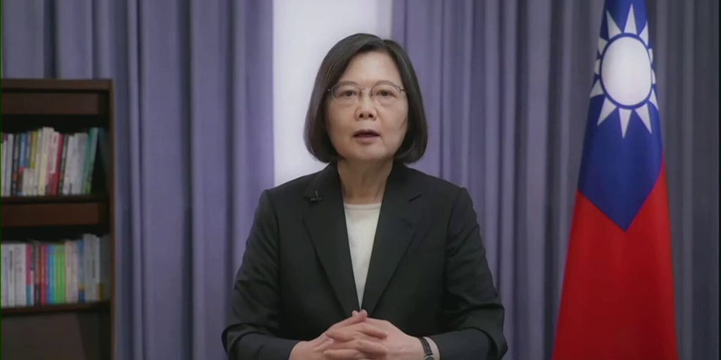 Taiwanese President Tsai Ing-wen speaks on worldwide threats to ...