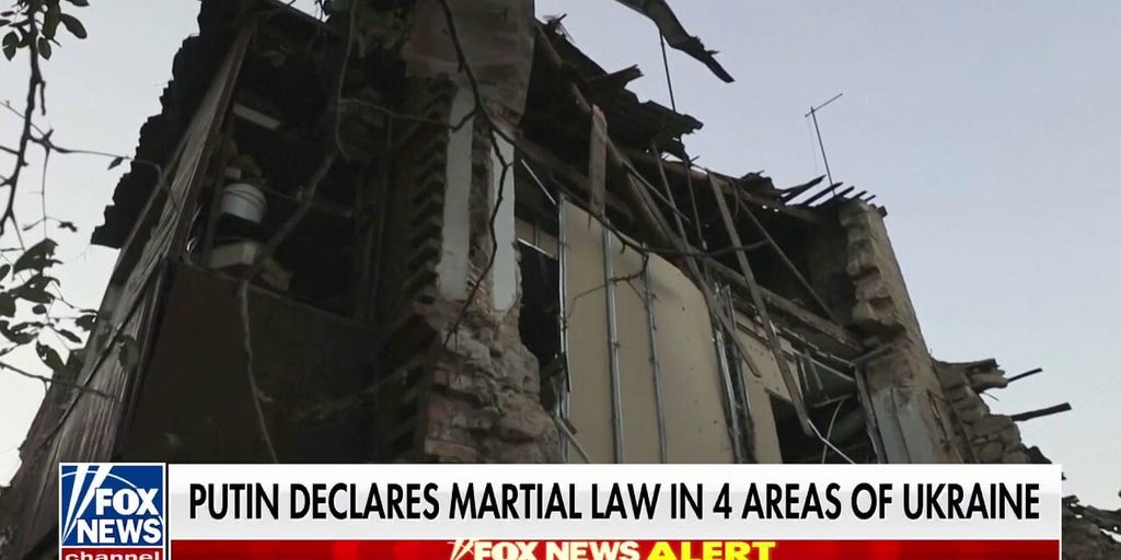 Putin Declares Martial Law In 4 Areas Of Ukraine Fox News Video