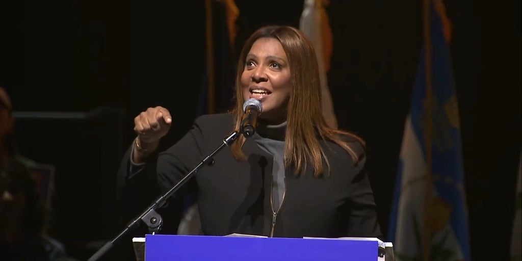 New York Attorney General Letitia James makes first public appearance ...