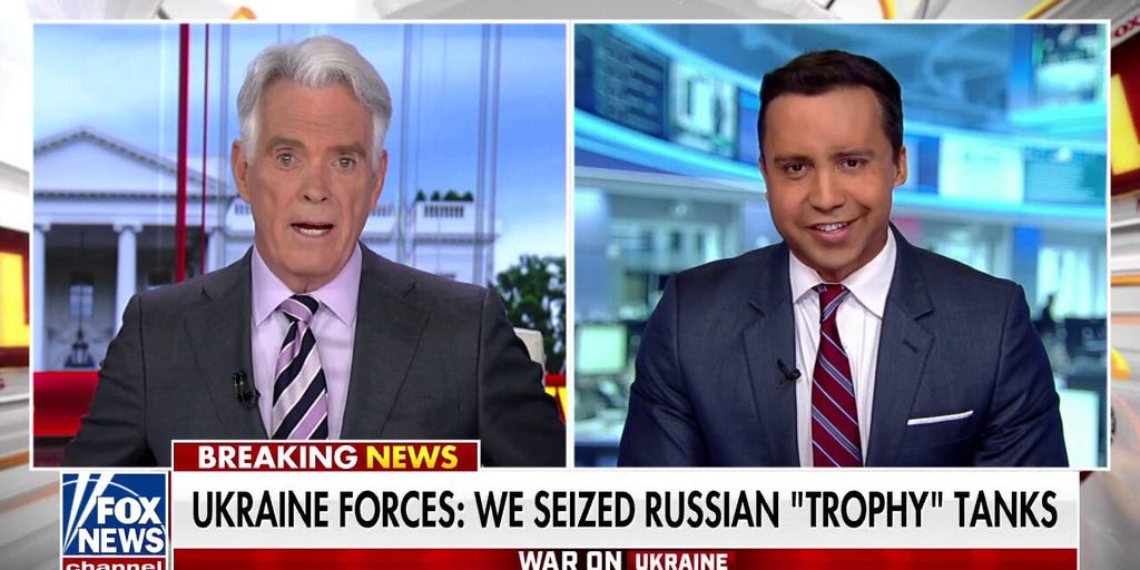 Russian 'trophy tanks' captured by Ukrainian forces: Bryan Llenas | Fox ...