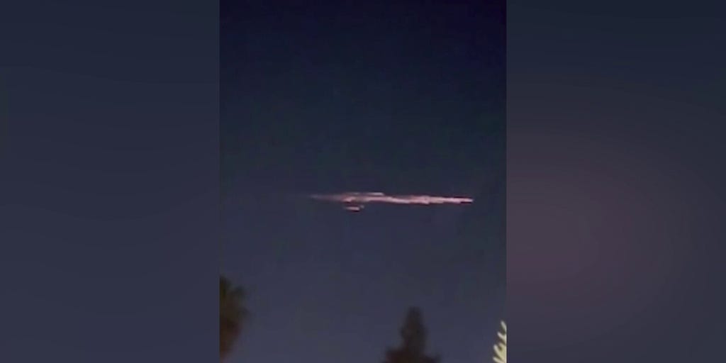 Mysterious fireballs seen streaking across California sky | Fox News Video