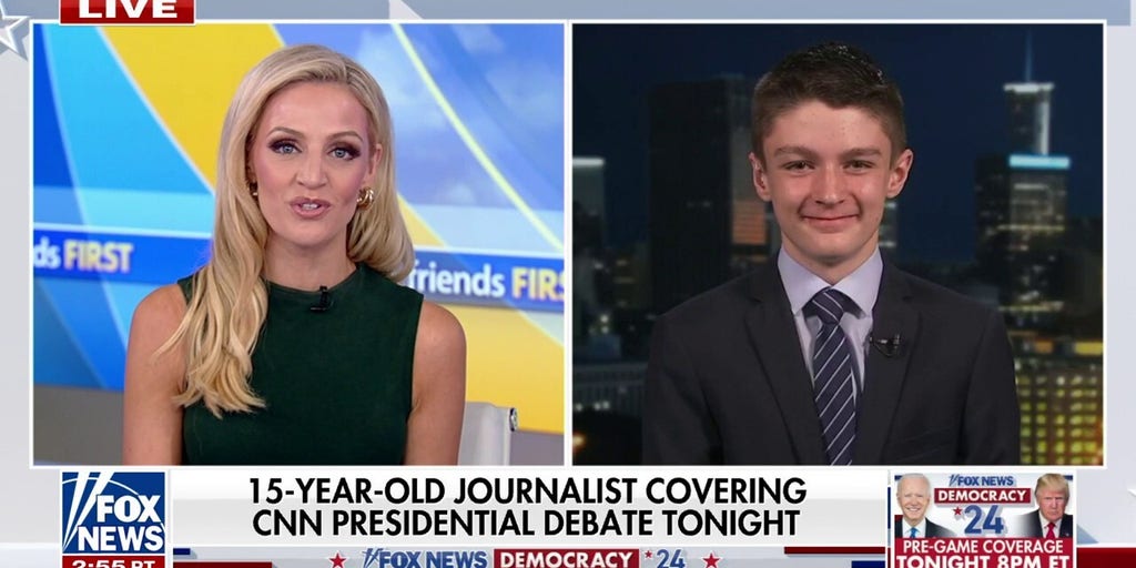 15-year-old journalist covering CNN Presidential Debate | Fox News Video