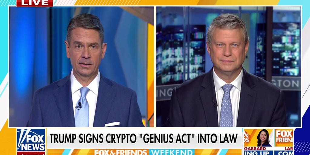 GOP lawmaker discusses Trump’s decision to sign landmark crypto bill ...