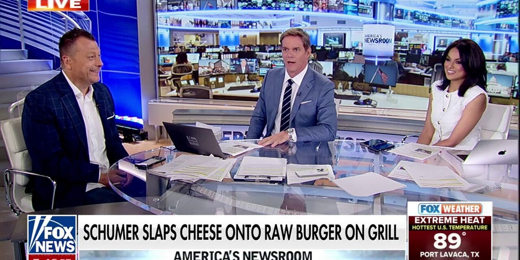 Jimmy Reacts To Chuck Schumer's Burger Fail On 'America's Newsroom ...