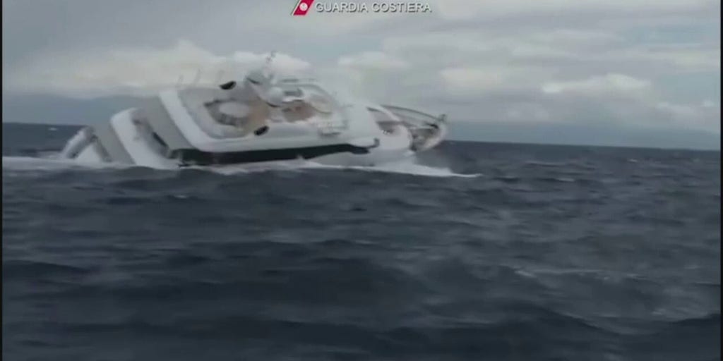 Superyacht Sinking Off Italian Coast Caught On Video Fox News Video Superyacht Sinking Off Italian Coast Caught On Video Fox News Video
