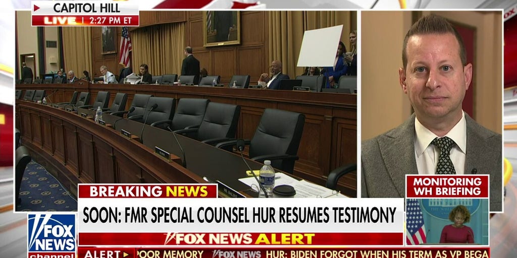 Hearing with former Special Counsel Hur is a 'wash,' 'unnecessary': Rep ...