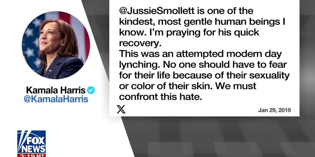 VP Kamala Harris' old tweet supporting Jussie Smollett surfaces | Fox ...